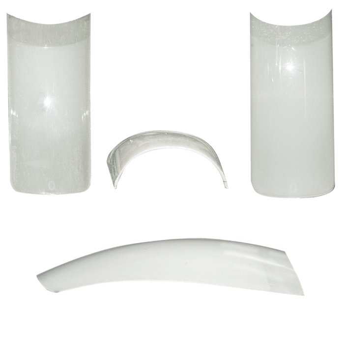 SlimLine Tip Square Natur Tip Box 50 Stück | Hollywood Nails